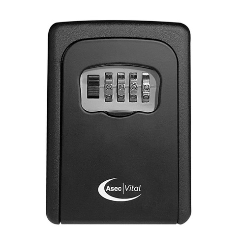 ASEC Vital 4 Wheel Combination Key Safe Black | THM