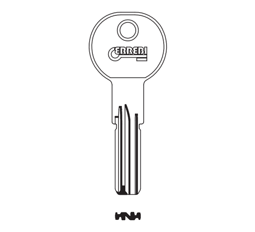 ISEO I16 Errebi Dimple Key Blank (JMA IS10 / SILCA IE26 / IE14 / ISE17 ...