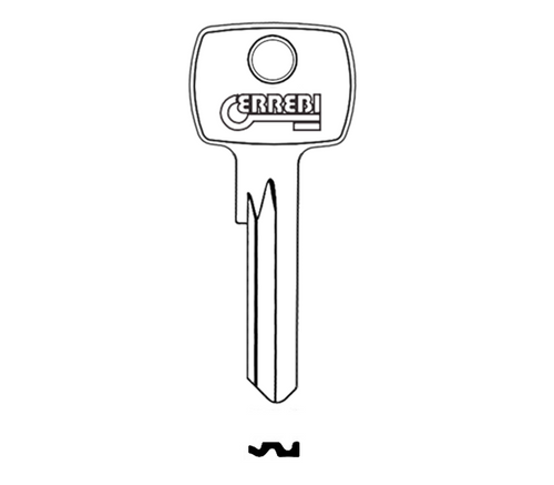 Asec Vital ASC1 Errebi Key Blank (JMA ASC1D / Silca & HD ASEC3 ...