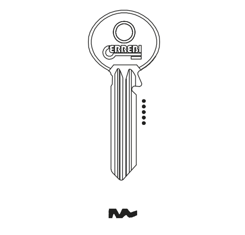 Ruko RUK8 Ruko Cylinder Key Blank | THM