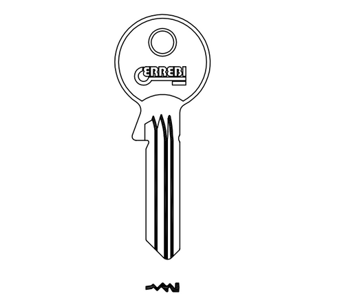 Maxus Pro MXU2 Errebi Cylinder Key Blank (MXKB7 / T45) | THM