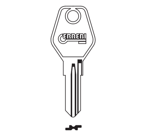 L&F LF42 Errebi Key Blank (JMA LF35 / SILCA LF37 / KL LF21 ) | THM