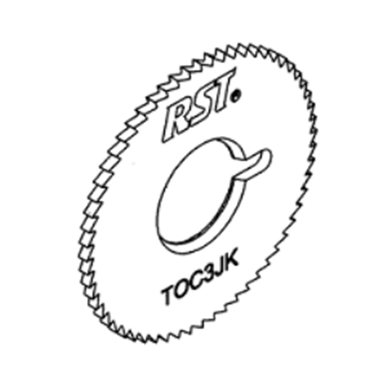 RST/Jakey MK2 Key Machine Mortice Ward Cutter | TOC3JK | 32.0 x 13.0 x ...