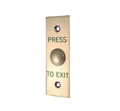Slimline Exit Button - Press To Exit