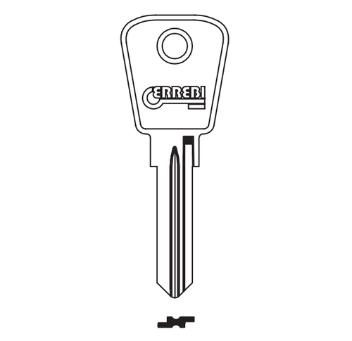 Lowe & Fletcher LF22 Errebi Locker Key Blank (LF7 / LF85 / LF19) | THM