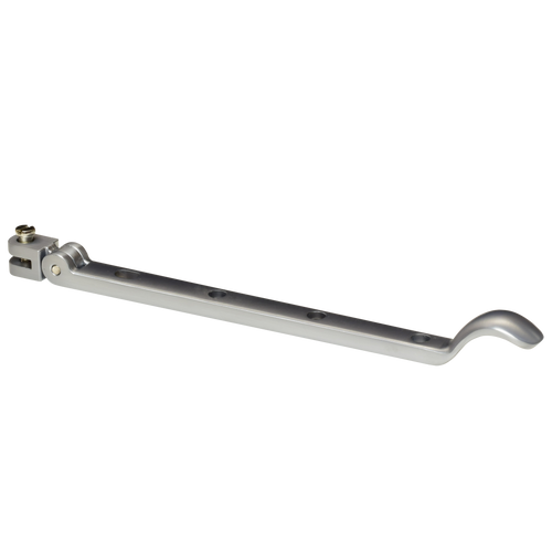 STEEL WINDOW FITTINGS B375 Classic Curved Peg Stay - 200mm Satin Chrome ...
