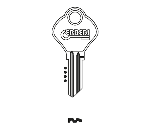 Yale YG2 Errebi Key Blank (ORION: YAL16 / SILCA YA17 / JMA YA-8D / HD ...