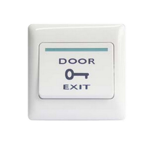 White Plastic Door Exit Switch Button
