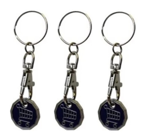 ESSENTIALS Trolley Coin Key Rings - Card of 12 | THM