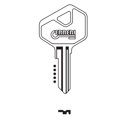 Lowe & Fletcher LF37R Errebi Key Blank (ORION LF44L / KL LF29S) | THM
