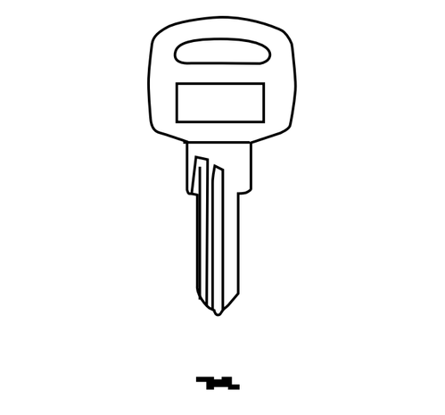 Cash Box SCB001 Key Blank | JMA / SILCA / HD - THM
