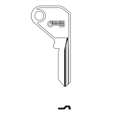 Squire SQ7R Errebi Cylinder Key Blank (JMA SQ4 / HD SQ5) | THM