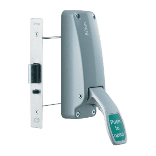 BRITON 389.N Push Pad Emergency Exit Mortice Nightlatch - Silver ...