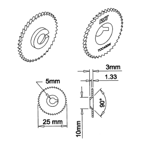 RST TOC450W Silca Lancer Plus Ward Cutter | THM