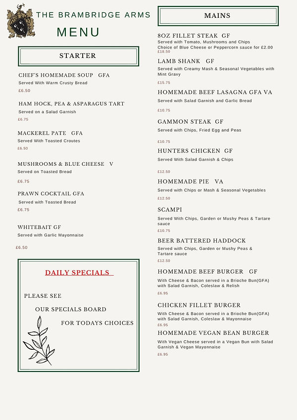 All Day | The Brambridge Arms