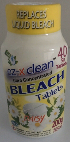 EZ-X Clean Bleach Tablets, Ultra Concentrated Bleach - Daisy - 1 | ASM ...