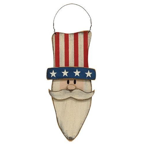 Distressed Wooden Uncle Sam Hanger | Artisan Home