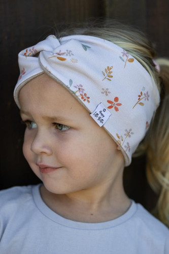 STIRNBAND *BLUMEN BEIGE* | Happy Little Button
