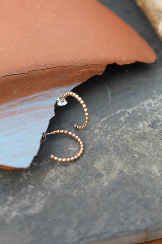 Dotty Mini Hoops | bjewellery