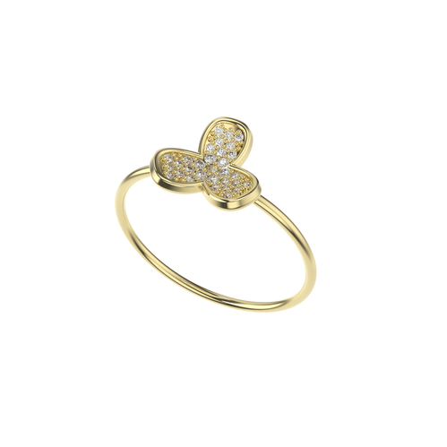 Triple Bloom Ring | Leora
