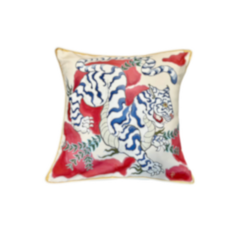Paige Gemmel Pillow | Tiger Fern | Red | Snappy Turtle