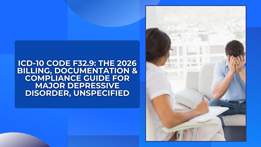 ICD-10 Code F32.9 Guide 2026: Major Depressive Disorder Unspecified Billing