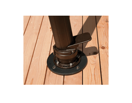 AKZ Base Wood Mount | Solara Hot Tub Patio