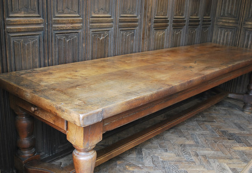 Long Thick Top Farmhouse Table | hutton-clarke forsale cotswolds uk