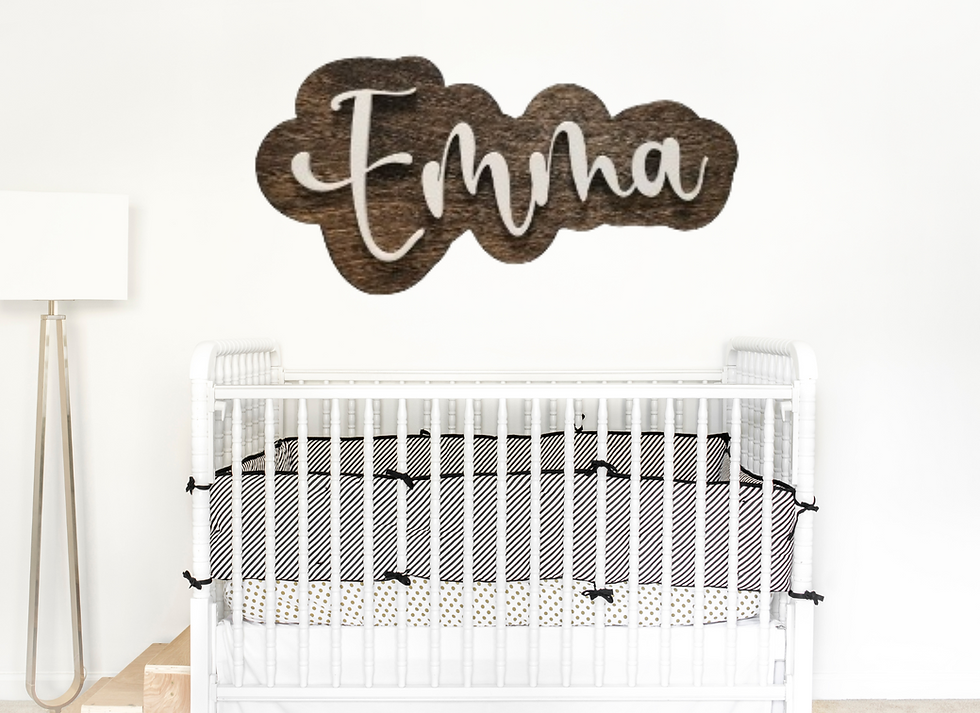 Name Wall Signs - 48" (Large) | Kweli Kreations
