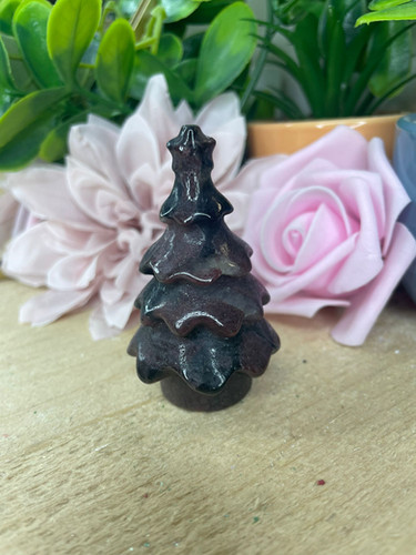 Garnet with Astrophyllite Christmas Tree | Crystal Studio UK