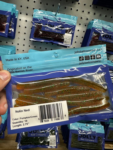 Nolin Ned - Pumpkin/Green | Jolly Bait Company