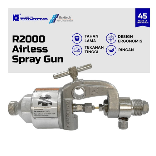 COSMOSTAR R2000 Airless Spray Automatic Gun | Flexitech Evolusindo