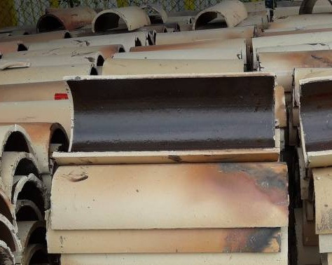 Semi Glazed Ware Half Round Drain | munleeseng