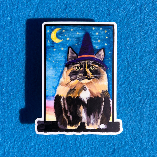 Night Witch Sticker | Srimoyee Handmade