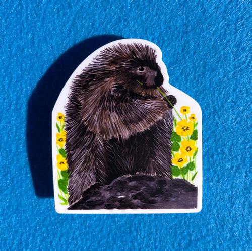 Porcupine Sticker | Srimoyee Handmade