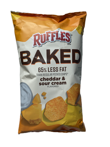 Ruffles Baked Cheddar & Sour cream Chips | The Perk