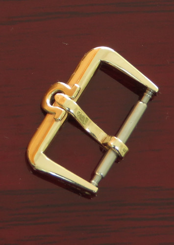 Solid 9ct gold vintage Omega buckle 1961 | Mysite 2