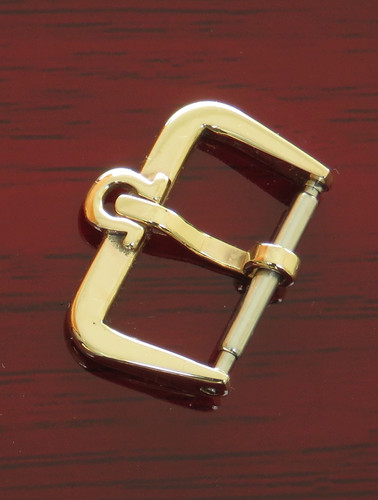 Solid 9ct gold vintage Omega buckle 1953 | Mysite 2