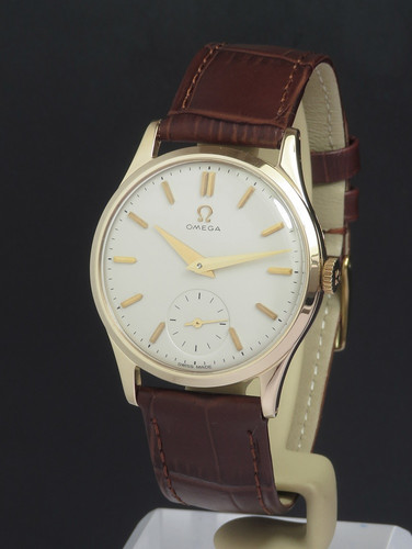 Solid 9ct Gold Omega Calibre 266 c1953-54 | Mysite 2