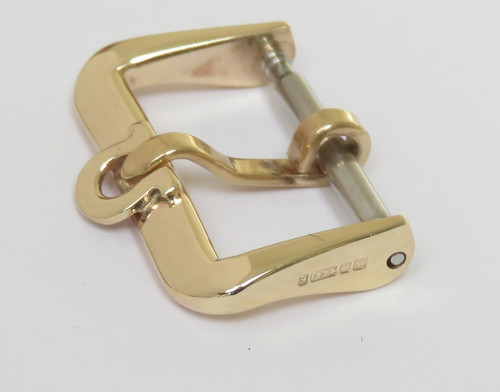 Solid 9ct gold vintage Omega buckle 1961 | Mysite 2