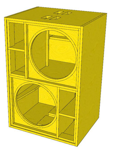 Projeto Caixa De Som Profissional Sb Duto Régua Pelego Box Retangular ...