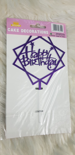 Acrylic Cake Toppers | Solutions Giant