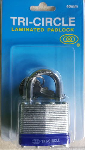 Padlock Tri-Circle 40mm | Solutions Giant