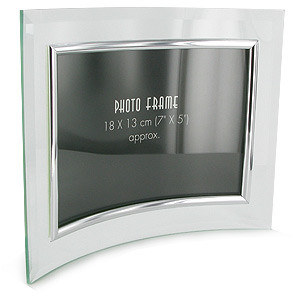Curved Glass Photo Frame 5x7 | Solutions Giant