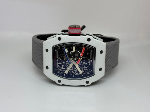 Richard Mille RM67-02 “Sebastien Ogier” Grey Rubber Strap | AresWatchMexico