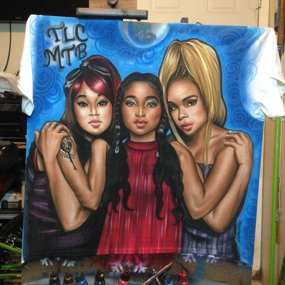TLC Airbrush Portrait T-Shirt