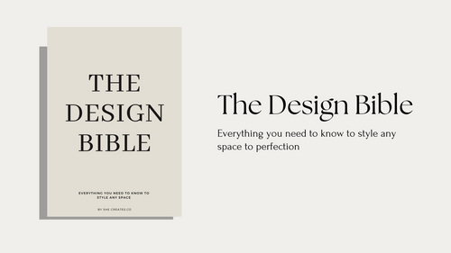 THE DESIGN BIBLE | She Creates.co