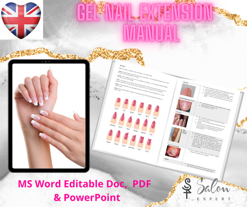 UV Gel Nail Extension Editable Training Manual | Salonexpert
