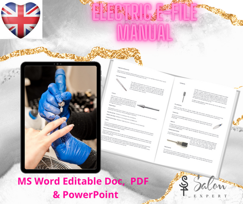 Electric E-file Editable Training Manual | Salonexpert
