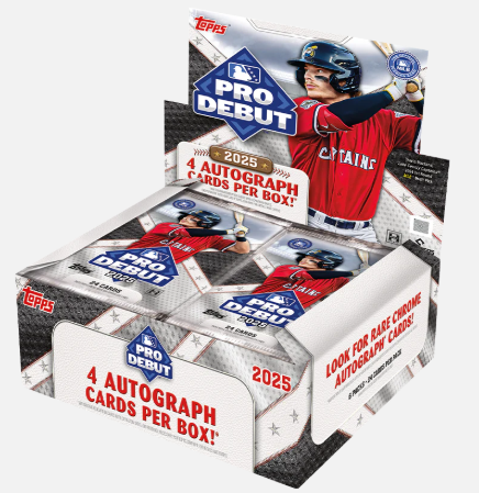 MILB 2025 TOPPS PRO DEBUT HOBBY BASEBALL box #サイン4枚 #プロスペクト #野球 | BROG ...